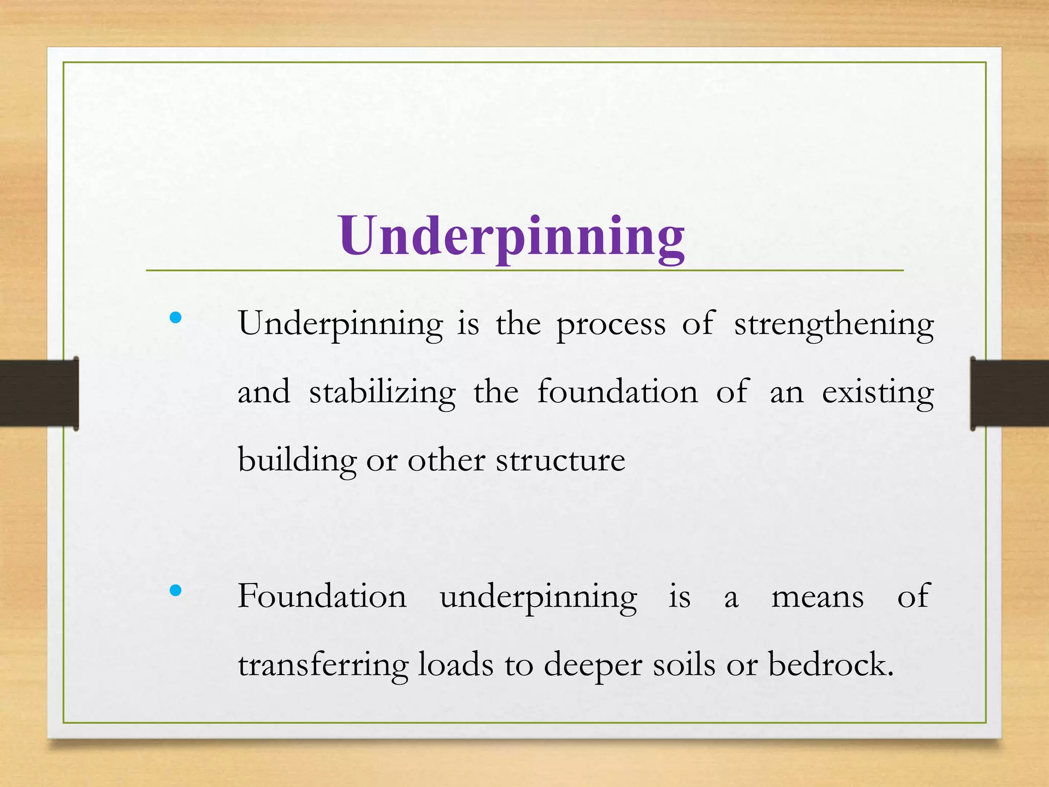 Techniques for various structural repair | PPTX