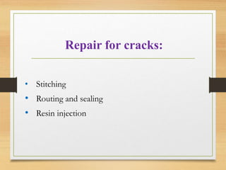 Techniques for various structural repair | PPTX