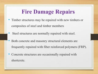 Techniques for various structural repair | PPTX