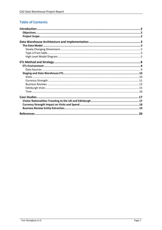 Data Warehouse Project Report | PDF