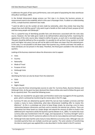 Data Warehouse Project Report | PDF