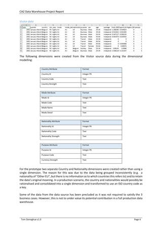 Data Warehouse Project Report | PDF