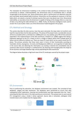 Data Warehouse Project Report | PDF