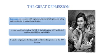 the great depression of 1930s | PPT