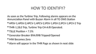 TG Emergency handling operation department | PPTX
