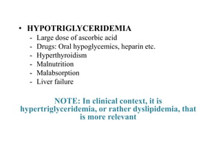 Triacylglycerol estimation practical | PPTX