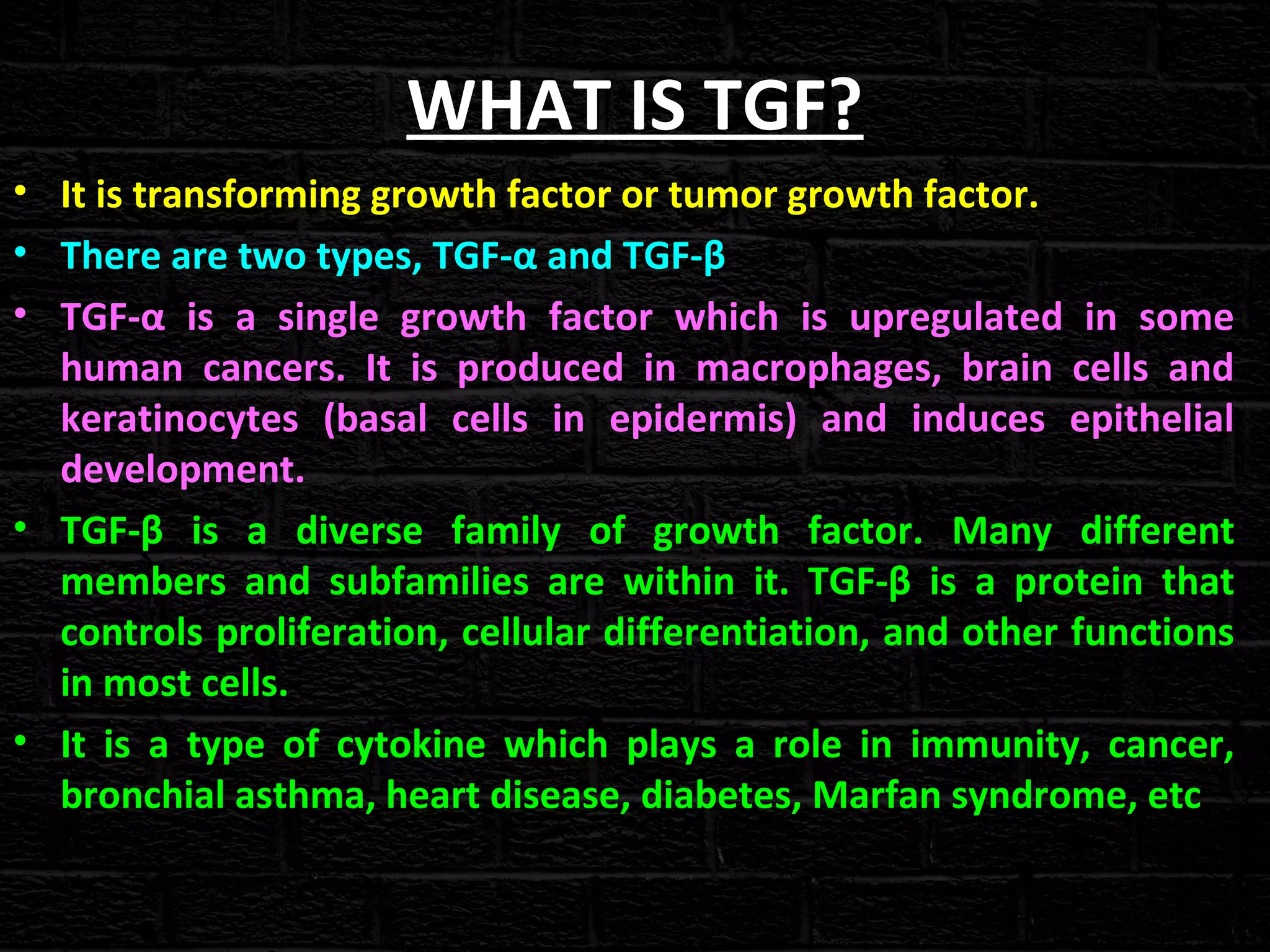 Tgfβ activation and signaling | PPT