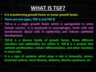 Tgfβ activation and signaling | PPT