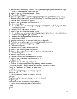 Tg filipino 6 wika at pagbasa | PDF
