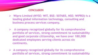 Software Quality Management in Wipro and case tools ,Wipro Introduction ...