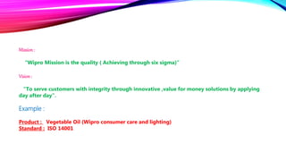 Software Quality Management in Wipro and case tools ,Wipro Introduction ...