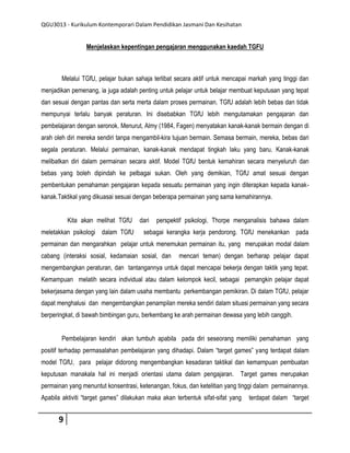 Tgfu satu pembaharuan dalam pendidikan jasmani | DOCX