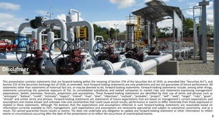 TGI Results and Key Development 2015 | PPT