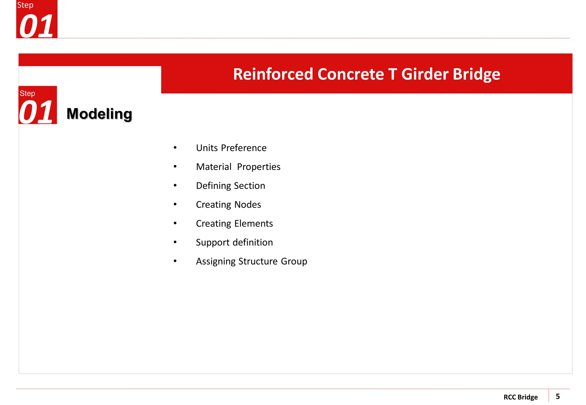 Reinforced Concrete T-girder Bridge Tutorial PDF | PDF