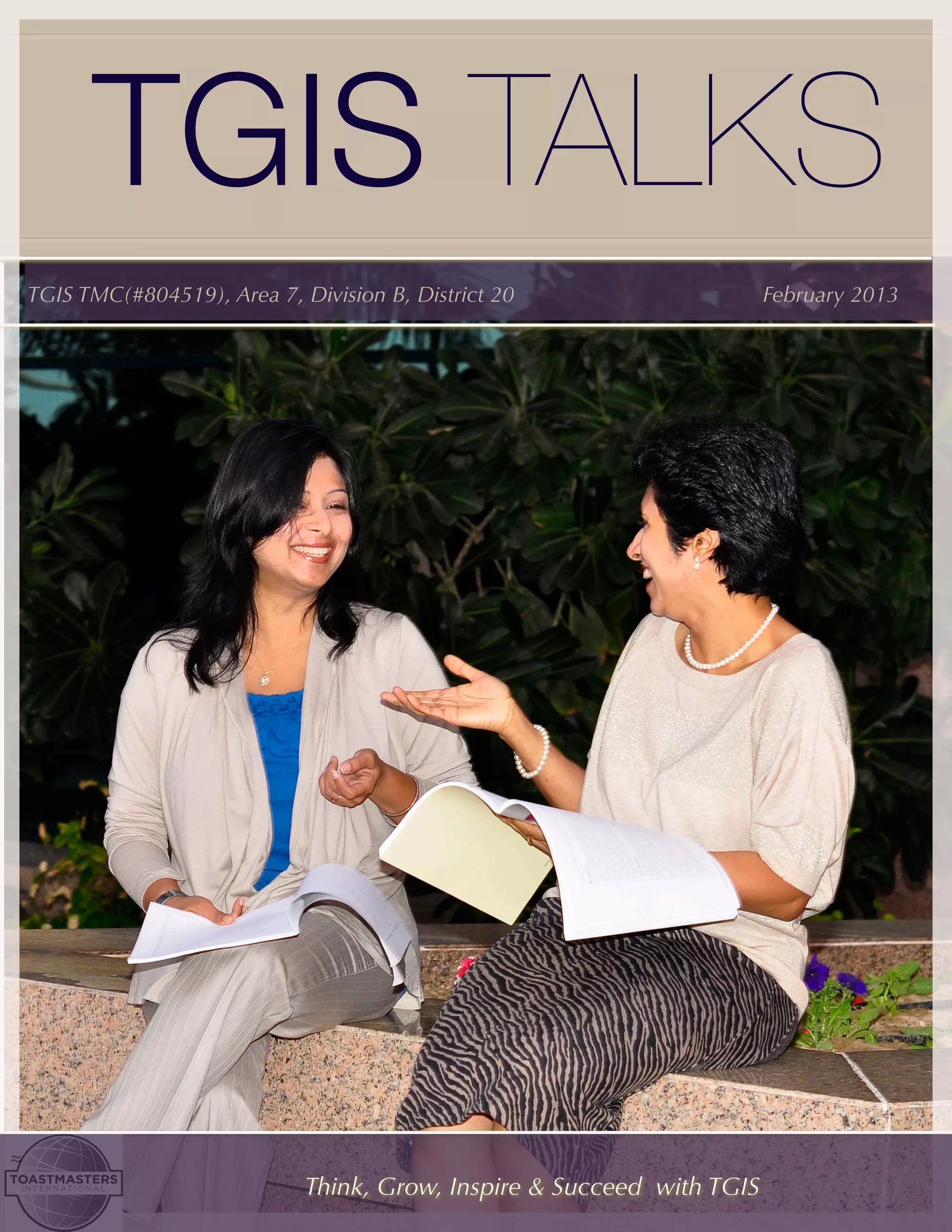 TGIS Talks February 2013 | PDF