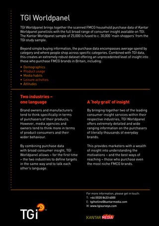 Tgi worldpanel insert | PDF