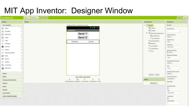 MIT App Inventor + Arduino + Bluetooth | PPTX