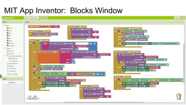 MIT App Inventor + Arduino + Bluetooth | PPTX