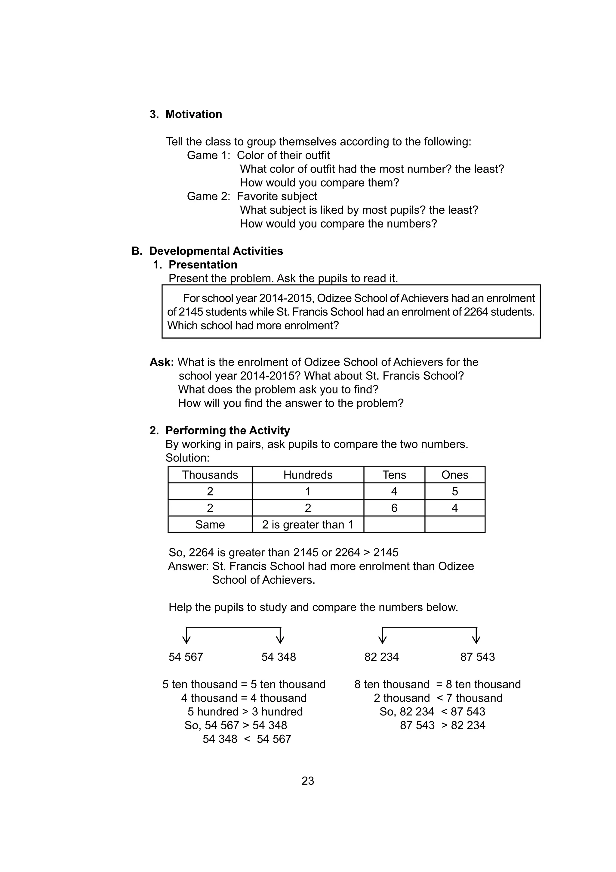 Teacher's Guide in Mathematics 4 | PDF