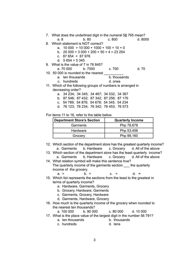 Teacher's Guide in Mathematics 4 | PDF