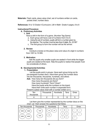Teacher's Guide in Mathematics 4 | PDF