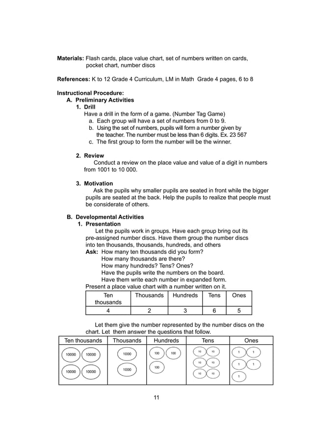 Teacher's Guide in Mathematics 4 | PDF