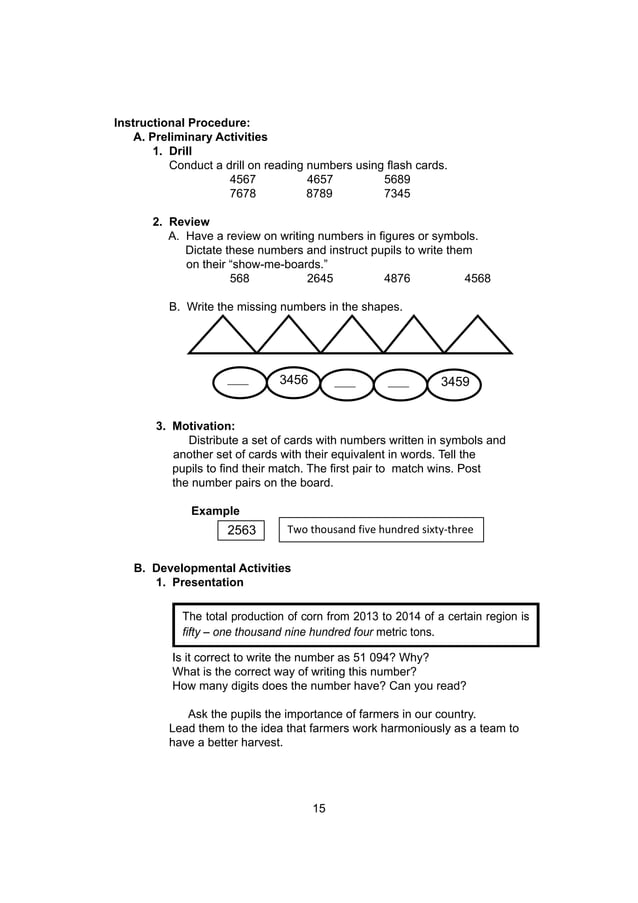 Teacher's Guide in Mathematics 4 | PDF