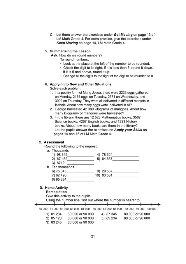 Teacher's Guide in Mathematics 4 | PDF