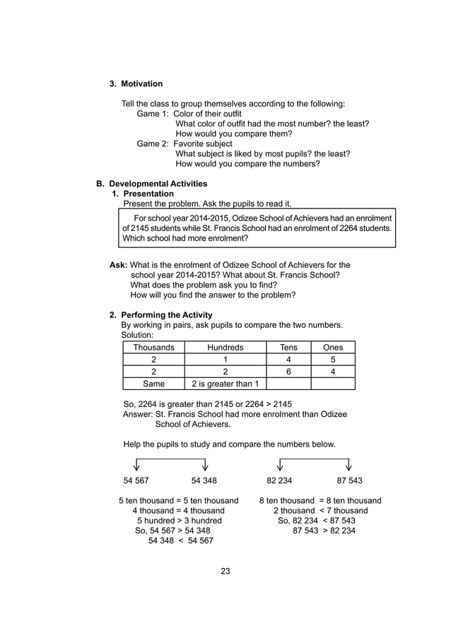 Teacher's Guide in Mathematics 4 | PDF