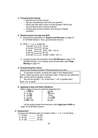 Teacher's Guide in Mathematics 4 | PDF