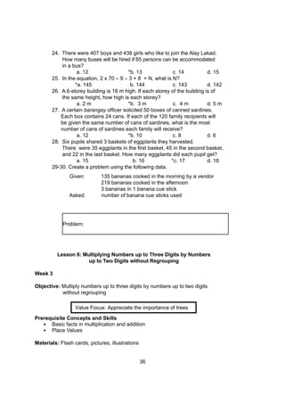 Teacher's Guide in Mathematics 4 | PDF