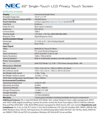Tg nec 22_a1_v | PDF