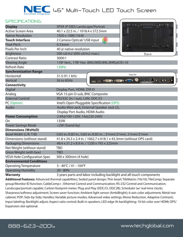 Tg nec 46_e6 | PDF | Computer Peripherals | Computing