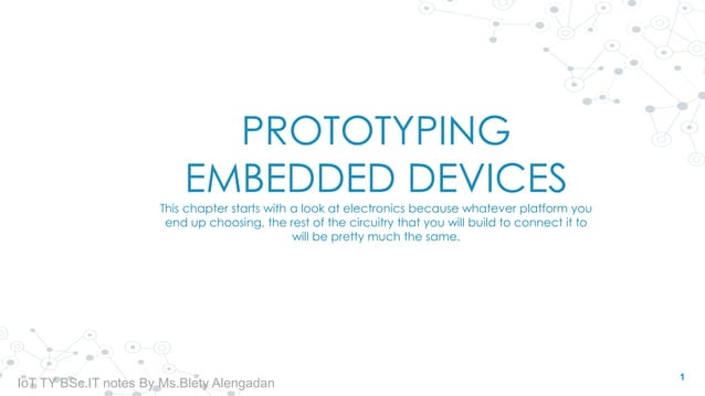 Prototyping Embedded Devices_Internet of Things | PDF