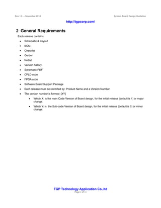 Electronic System Design Guideline | PDF