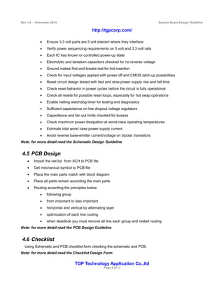 Electronic System Design Guideline | PDF