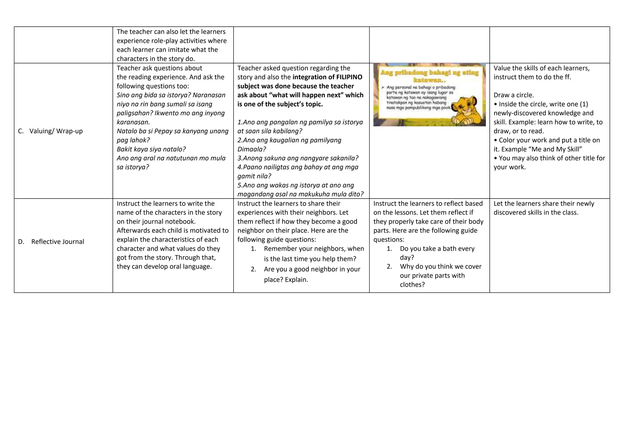 Catch Up Friday Week 1 TG | DOCX