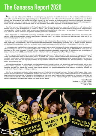 The Ganassa Report 2020 - The State of European Football in East Asia ...