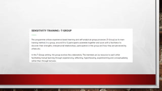 T group Training & Syndicate Method | PPTX