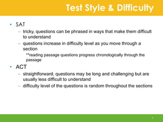 SAT vs. ACT | PPTX