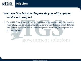Tgs capabilities brief | PPT