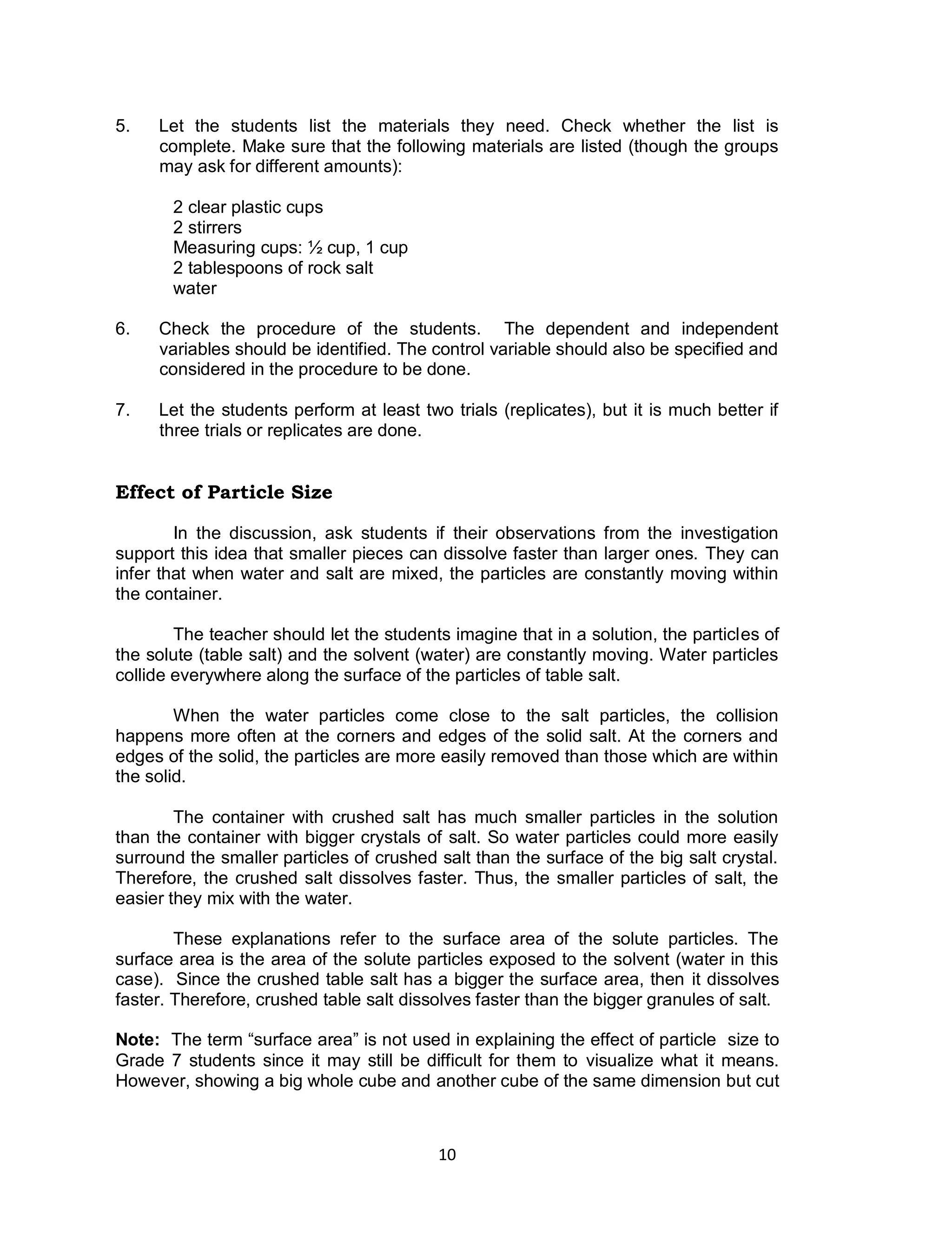 Science 7 Teachers Guide Department of Education | PDF