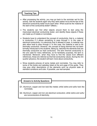 Science 7 Teachers Guide Department of Education | PDF