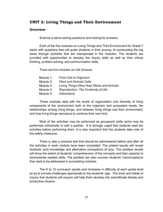 Science 7 Teachers Guide Department of Education | PDF