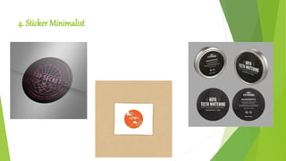 Desain stiker | PPTX