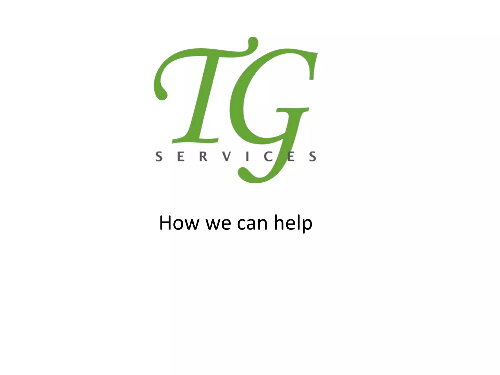 TG Services Feature Presentation | PPT