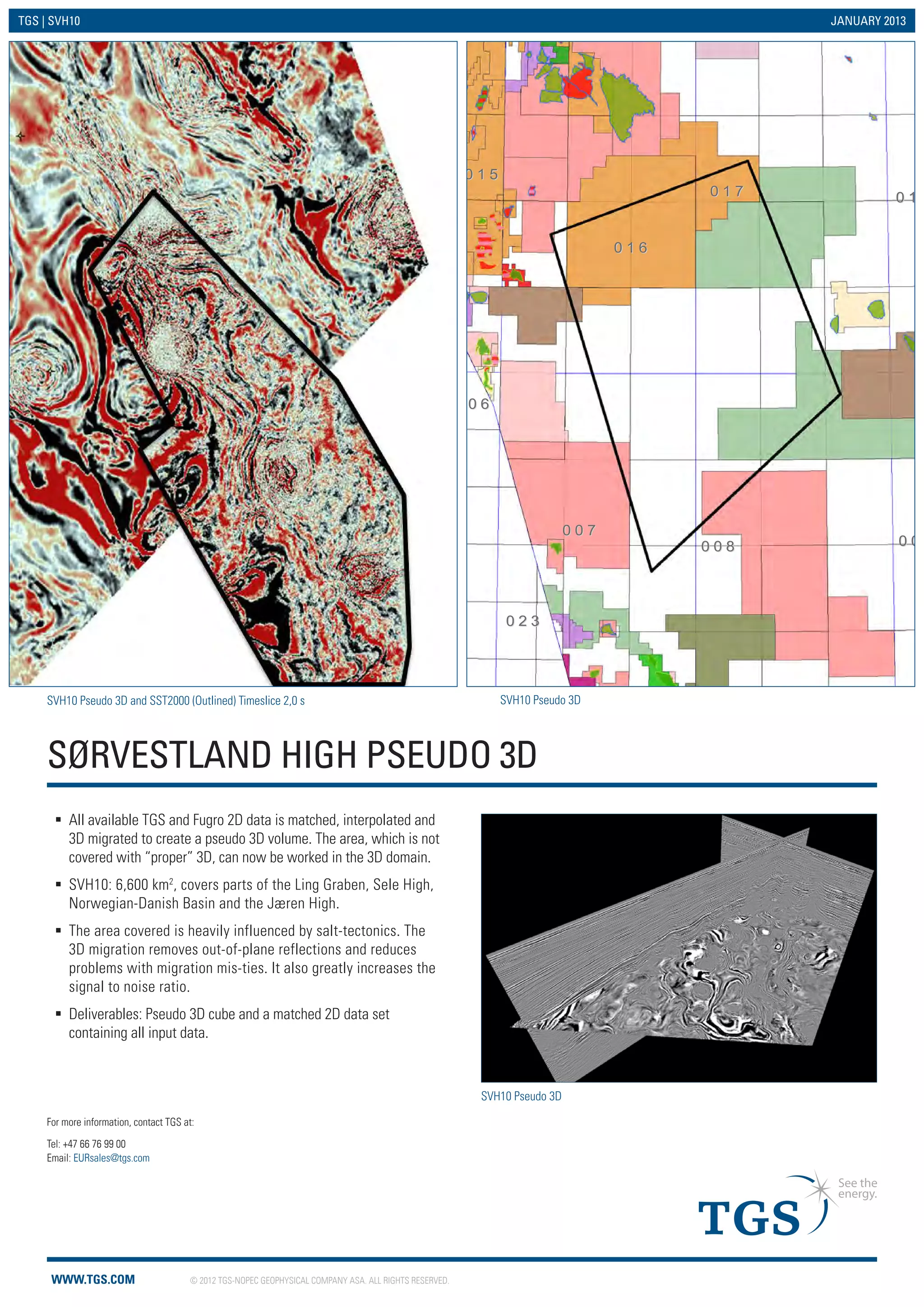 TGS EUR- Pseudo 3D Repro Norwegian Barents Sea | PDF | 3-D Graphics ...