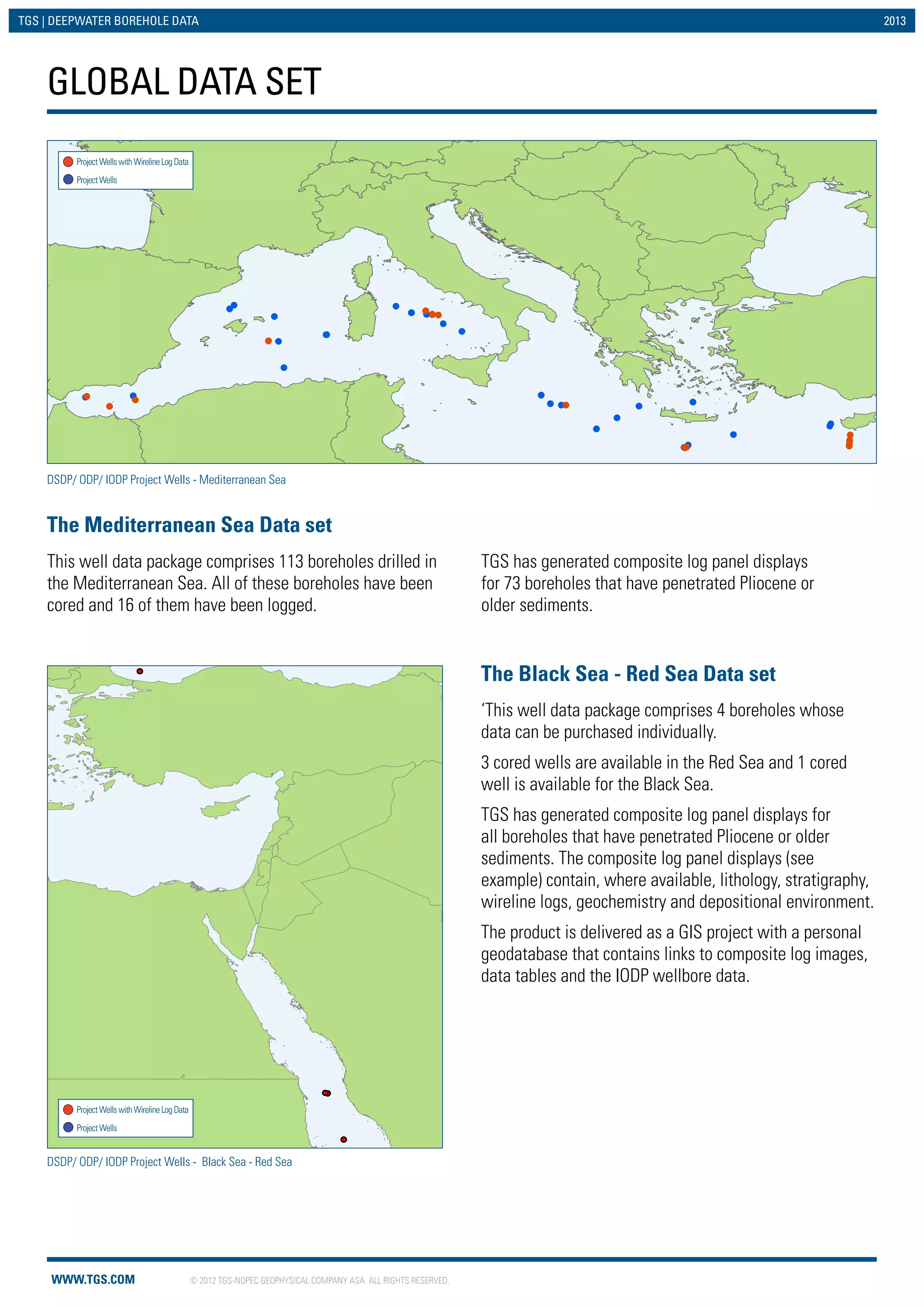 TGS GPS- Deepwater borehole data atlas | PDF