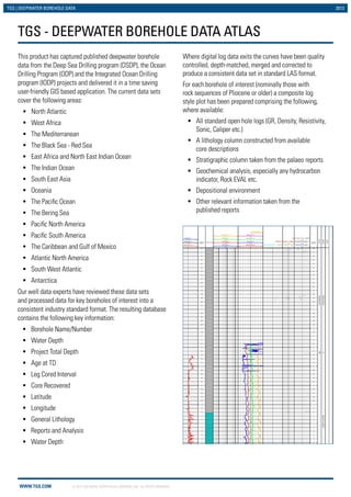 TGS GPS- Deepwater borehole data atlas | PDF
