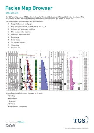 TGS GPS- Facies Map Browser - Barents Sea | PDF